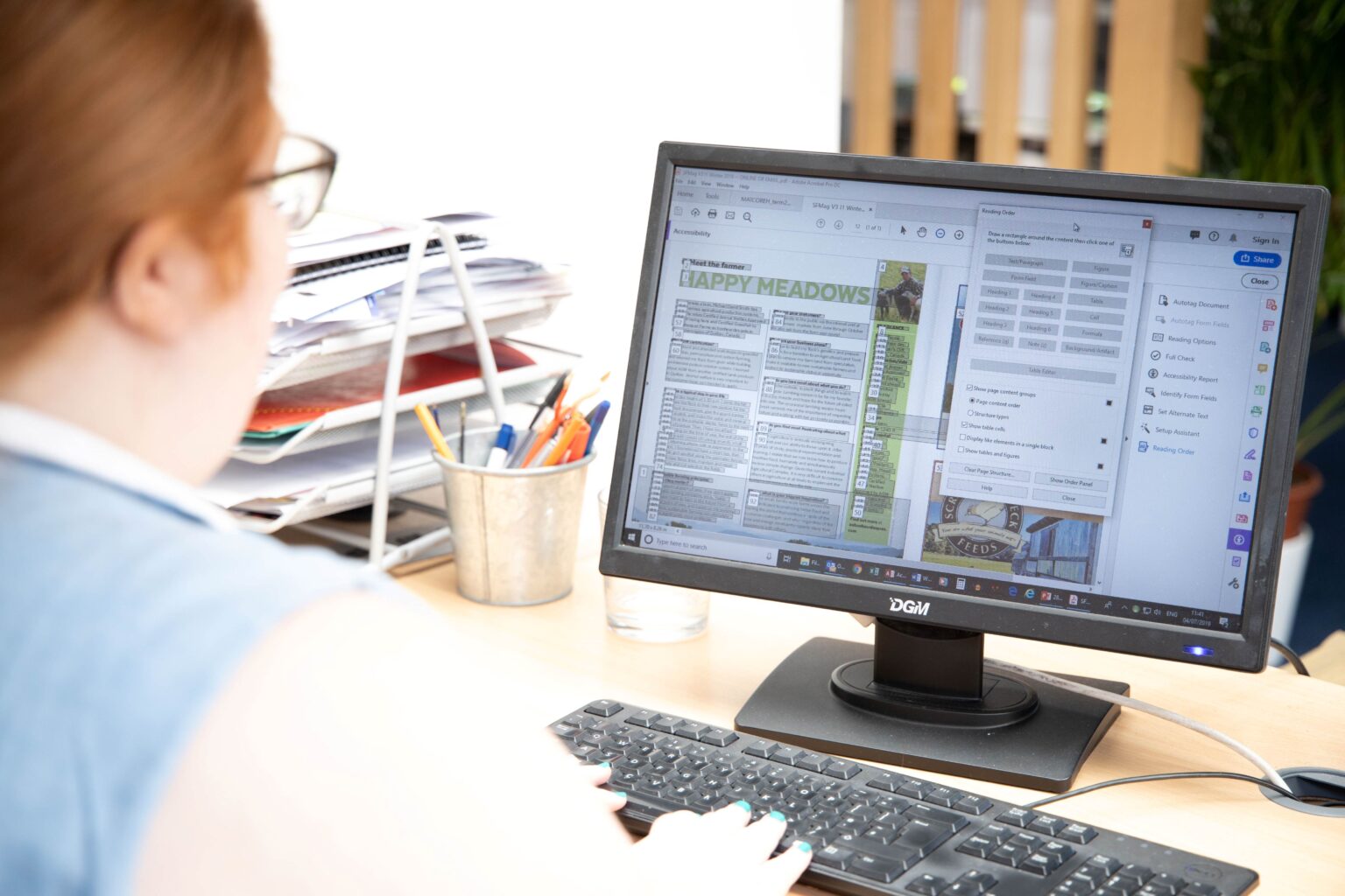 Blog about how to make your e-text & Accessible PDF's accessible